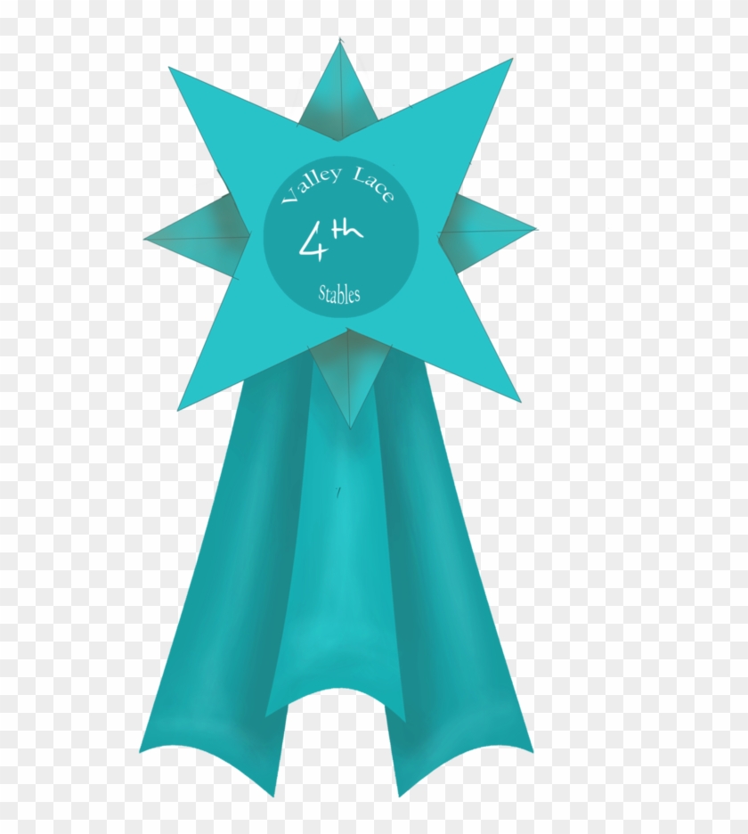 4th Place Rosette By Lone Onyx Stardust - Paper - Free Transparent PNG ...