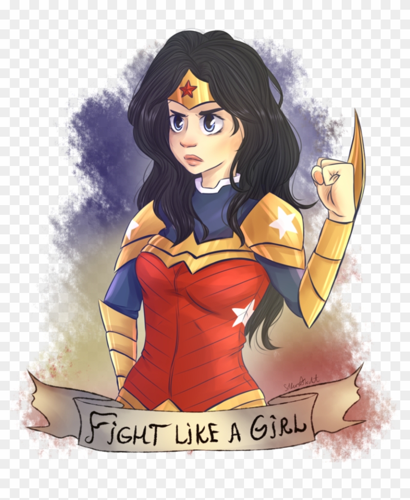 Wonder Woman By Silbersternenlicht - Cartoon - Free Transparent PNG ...