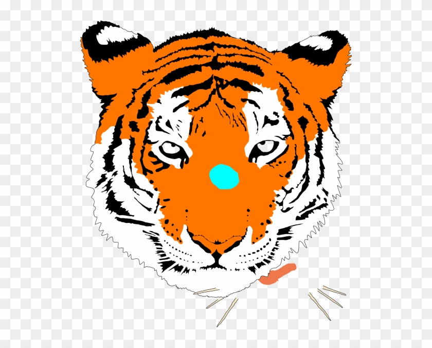 Bengal Tigerh Clip Art At Clker - Sma N 1 Simo - Full Size PNG Clipart ...