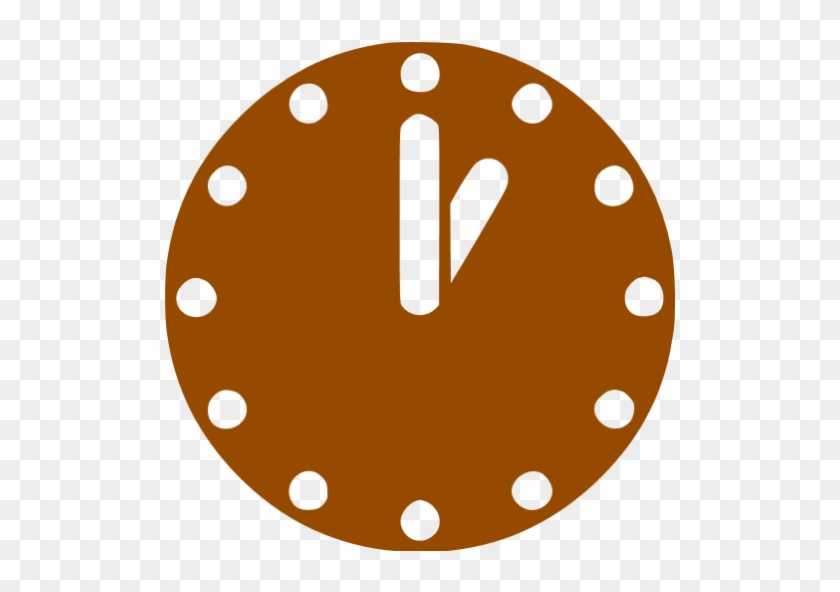 Time Icon Png Brown - Full Size PNG Clipart Images Download