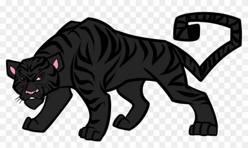 Black Tiger By Nightwind-dragon - Black Tiger - Full Size PNG Clipart ...