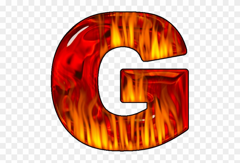 Bop - Letter G On Fire - Full Size PNG Clipart Images Download