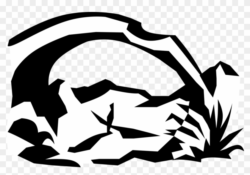 Vector Illustration Of Arches National Park, Utah With - Vector ...