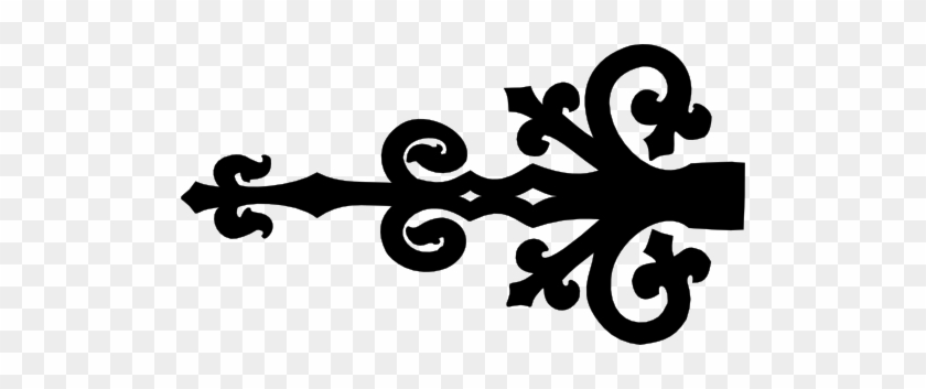 Ornate Door Hinge - Medieval Door Hinges - Full Size PNG Clipart Images ...