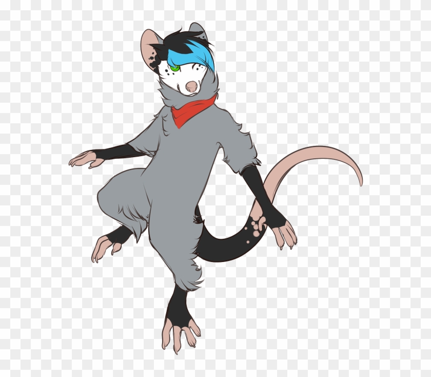 Neon @ Smol Possum Energy On Twitter - Opossum - Full Size PNG Clipart ...