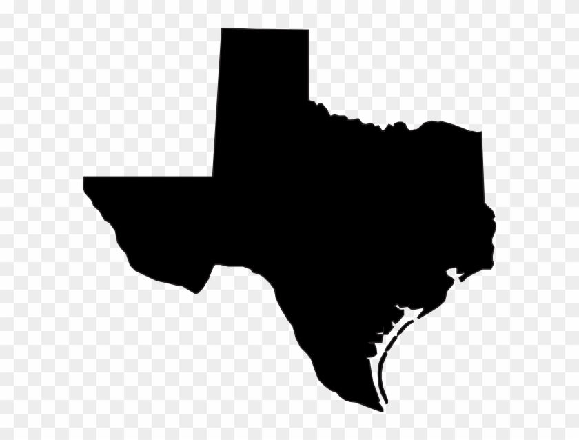 Texas State Clip Art - Black Texas Vector - Full Size PNG Clipart ...
