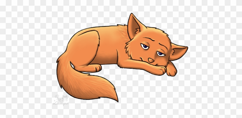 Unamused Fox By Dreamfall - Cartoon - Free Transparent PNG Clipart ...