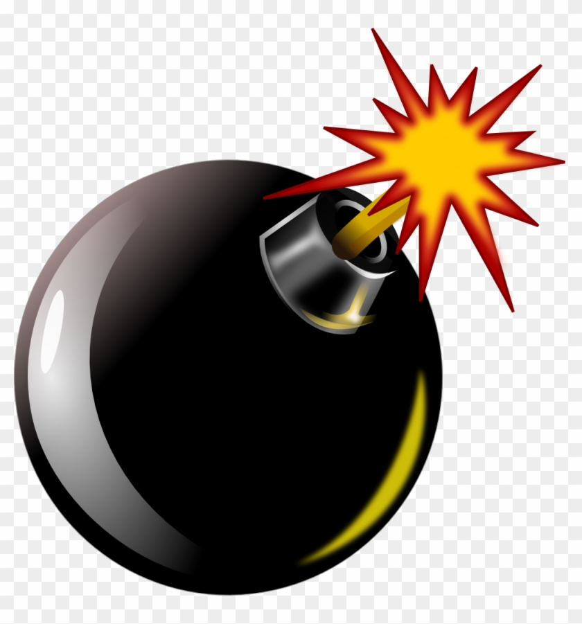 Bomb Scalable Vector Graphics Svg - Bomb Exploding Clipart - Full Size ...