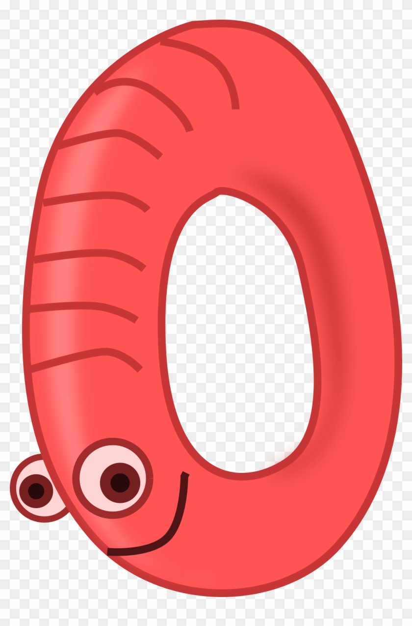 Animal Numbers Clipart Cute - Number 0 With Animal - Full Size PNG ...