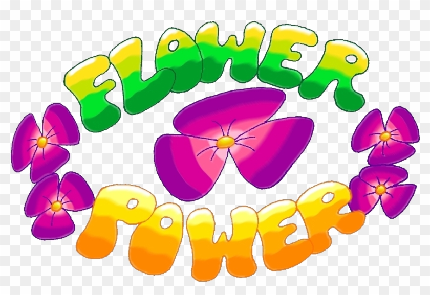 Flower Power Logo - Art - Full Size PNG Clipart Images Download