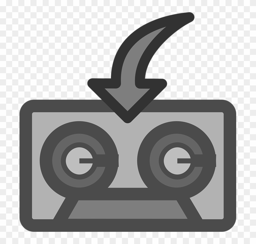 Backup Tape Data Storage External Cassette - Tape Backup Icon - Full ...