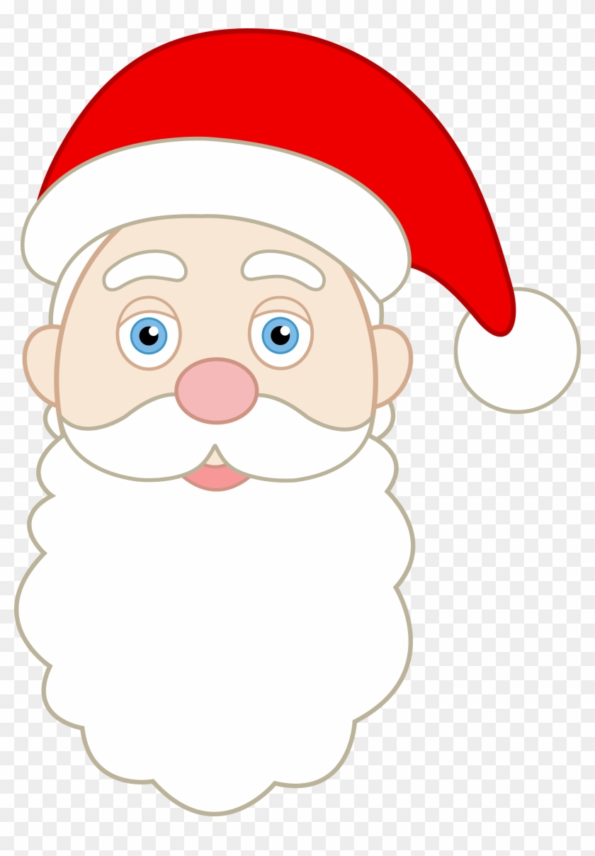 Printable Santa Face Pattern - Santa Faces Clip Art - Full Size PNG ...