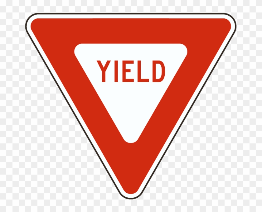 Yield Sign Mutcd R1-2 - Us Give Way Sign - Full Size PNG Clipart Images ...