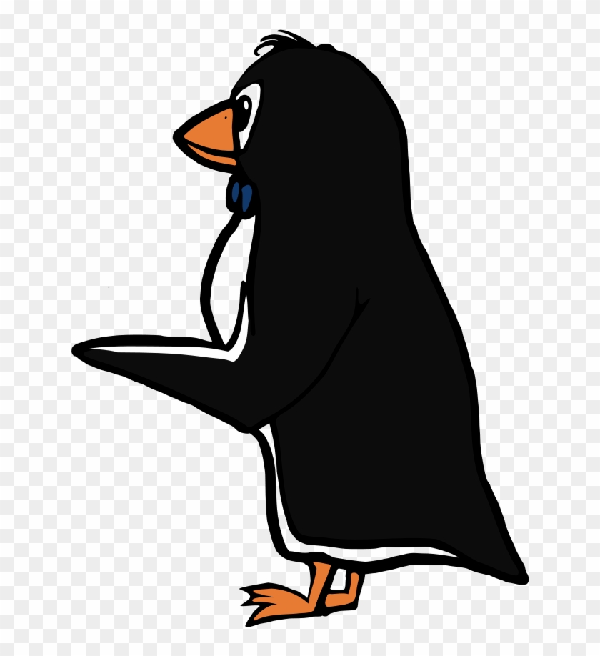 Free Pointing Penguin - Pointing Penguin Png - Full Size PNG Clipart ...