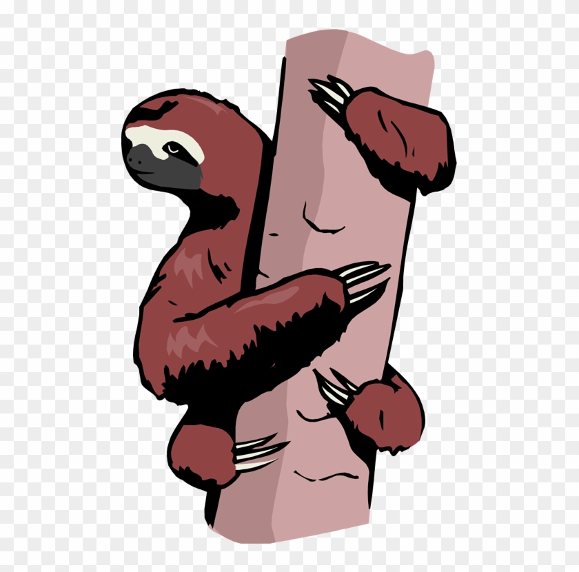 Sloth Clipart - Cartoon - Full Size PNG Clipart Images Download