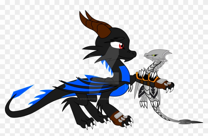 Nick And Bladewing By Efernothedragon - Illustration - Free Transparent ...