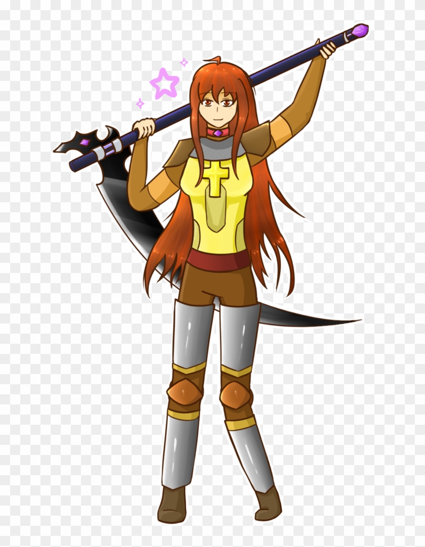 Scythe By Venelona - Cartoon - Full Size PNG Clipart Images Download