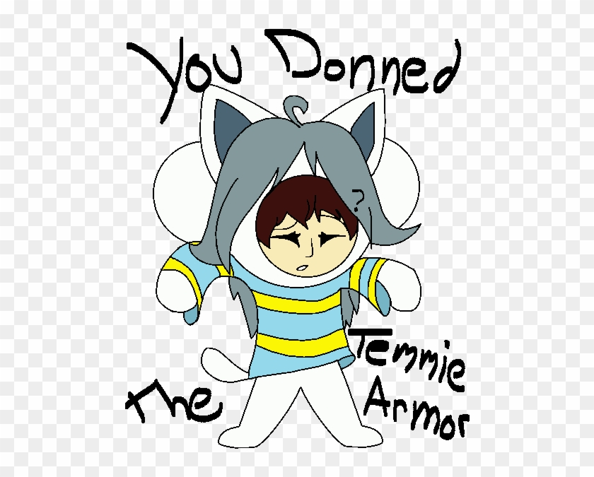 Armor By Mysteryspacekitten - Temmie Armor - Full Size PNG Clipart ...