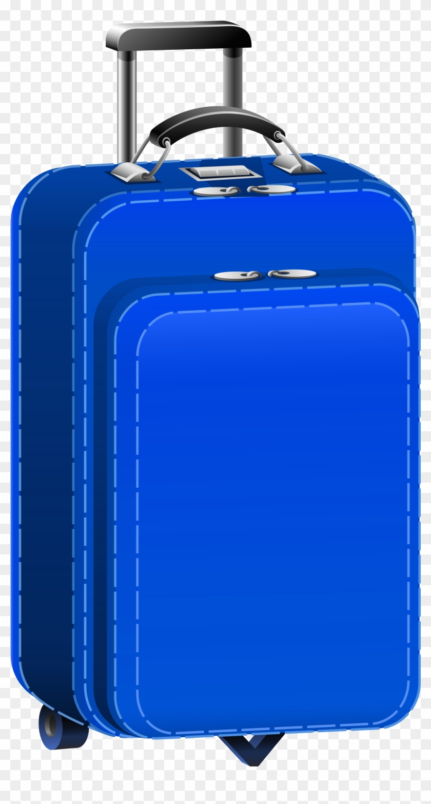 Trolley Clipart Suitcase - Travel Bag Clipart - Full Size PNG Clipart ...
