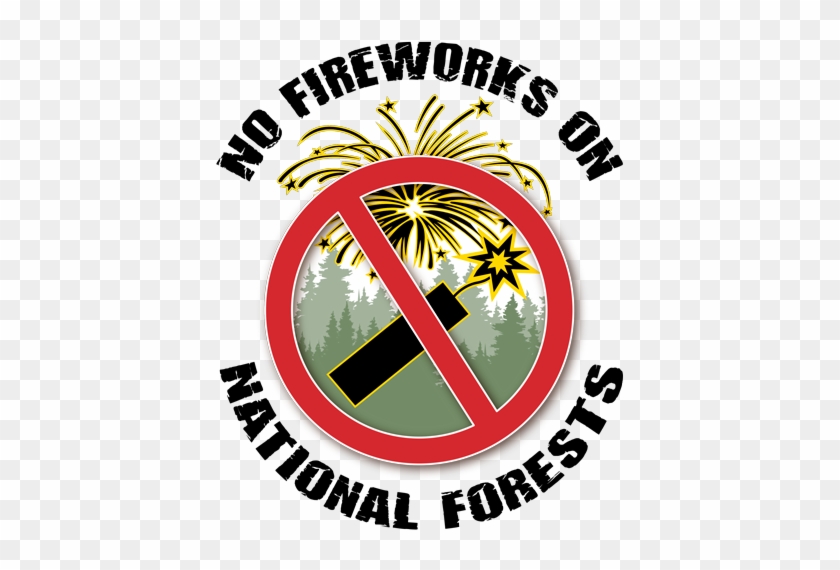 No Fireworks On National Forests - Fireworks Clipart - Full Size PNG ...