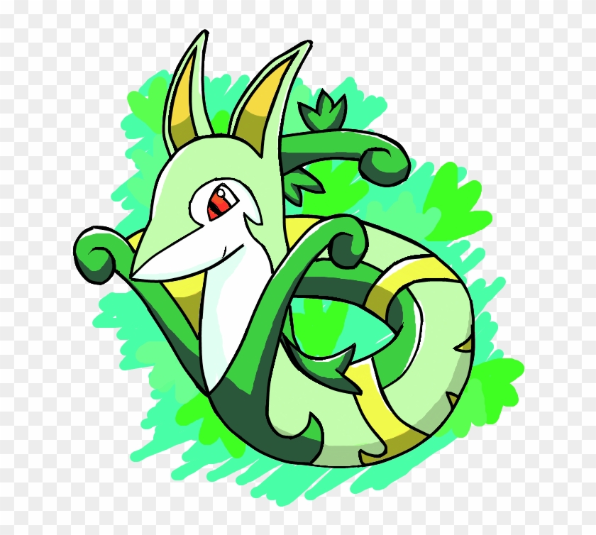 Serperior By Ink-leviathan - Cartoon - Free Transparent PNG Clipart ...
