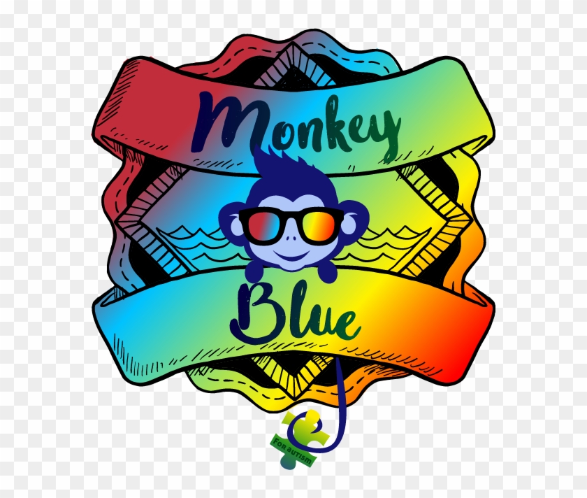 Monkey Blue For Autism - Autism - Free Transparent PNG Clipart Images ...