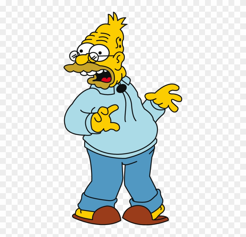 Grandpa Simpson The Simpsons - Simpsons Clipart - Full Size PNG Clipart ...