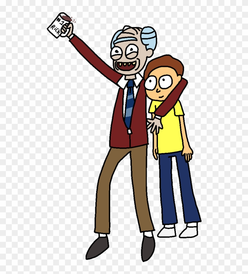 Grandpa Rick By Jonathann10 - Cartoon - Free Transparent PNG Clipart ...