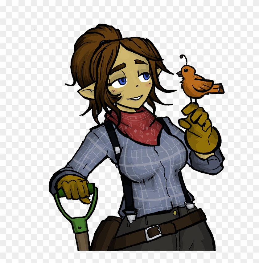 Farmhand Elf By Mr-culexus - Cartoon - Free Transparent PNG Clipart ...