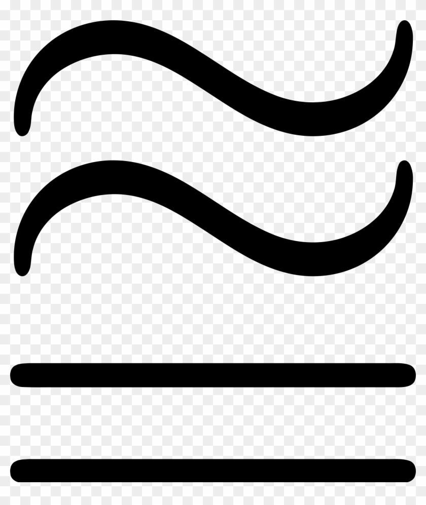 Open - Approximately Equal Symbol Transparent - Full Size PNG Clipart ...