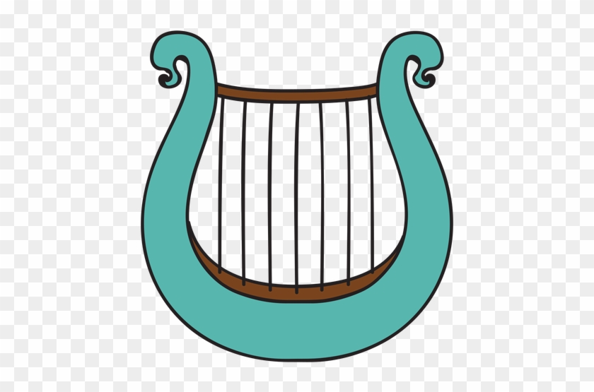 Lyre Musical Instrument Doodle Transparent Png - Scalable Vector ...