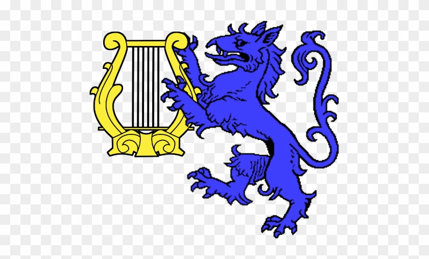 Golden Lyre - Illustration - Free Transparent PNG Clipart Images Download