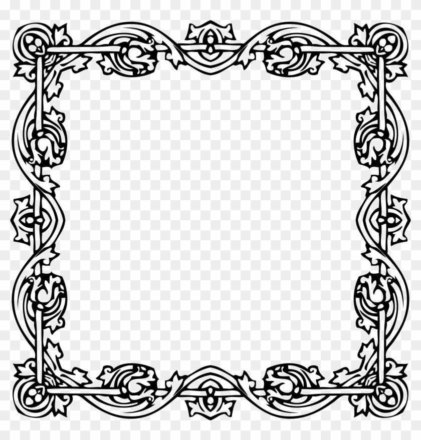 Victorian Era Picture Frames Ornament Clip Art - Victorian Era Picture ...