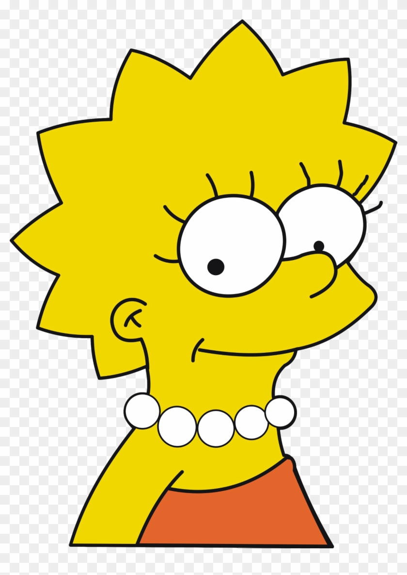Lisa Simpson Lisa The Simpson Clip Art - Lisa Simpson A Color - Full ...
