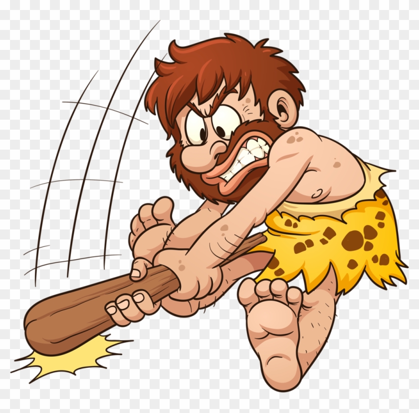 Buy The Royalty-free Stock Vector Image "angry Cartoon - Angry Caveman ...