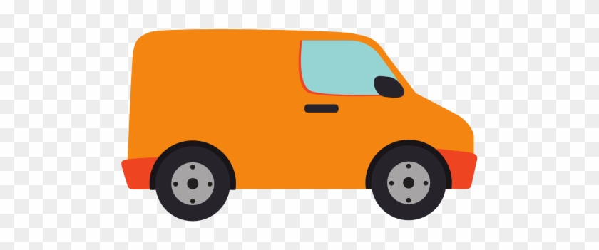 Delivery Van Vehicle Isolated - Transport - Full Size PNG Clipart ...