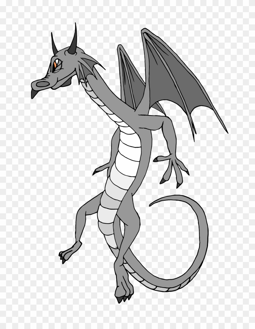 Grey Dragon Dragon Vector Rooweb Clipart Rh Clipart - Cartoon - Free ...