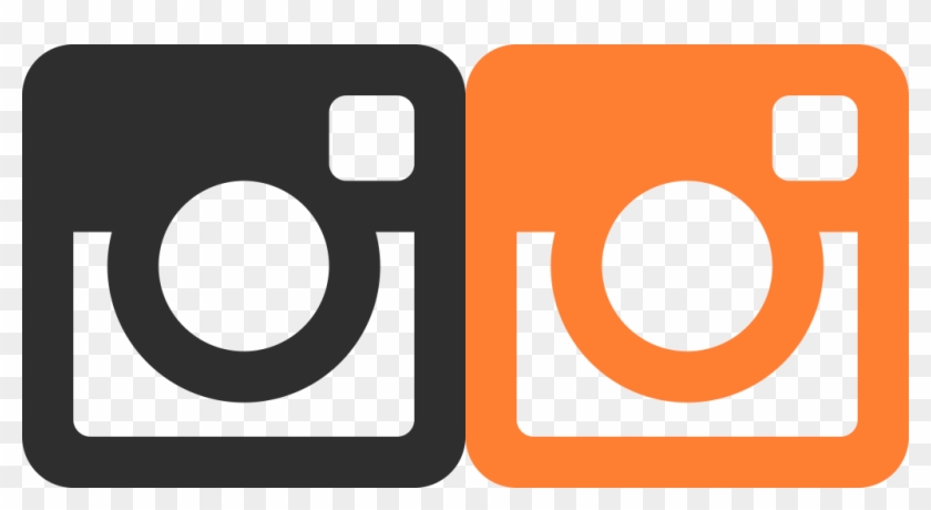 Follow Us On Twitter Follow Us On Instagram - Orange Instagram Logo Png ...