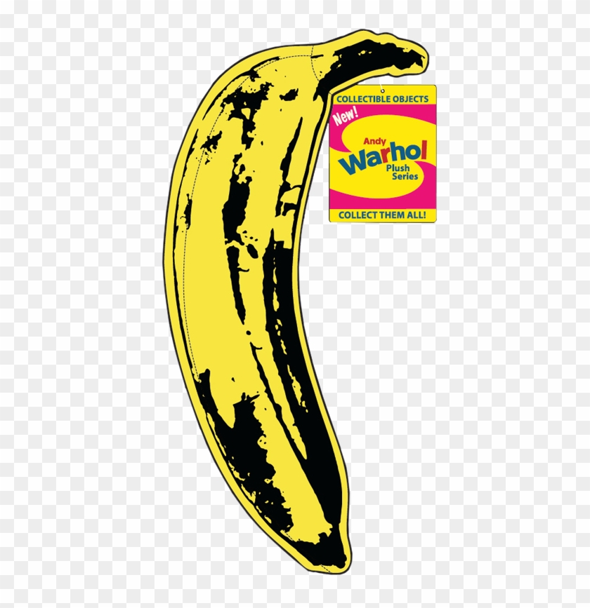 Banana Medium 10” Plush - Andy Warhol - Free Transparent PNG Clipart Images Download