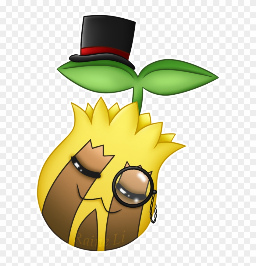 Gentleman By Raineli - Awesome Sunkern - Free Transparent PNG Clipart ...