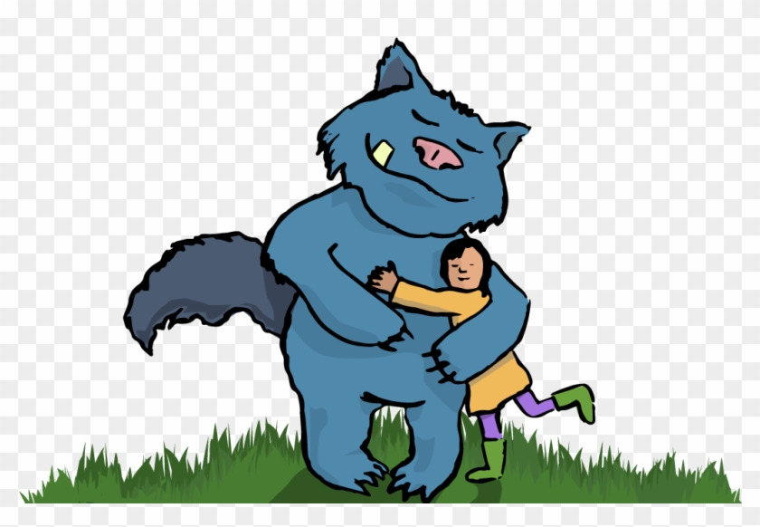 Monster Clipart Hug - Monster Hug - Full Size PNG Clipart Images Download