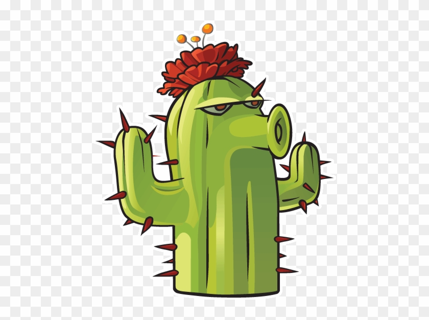 Latest - Plantas Versus Zombies Cactus - Full Size PNG Clipart Images ...