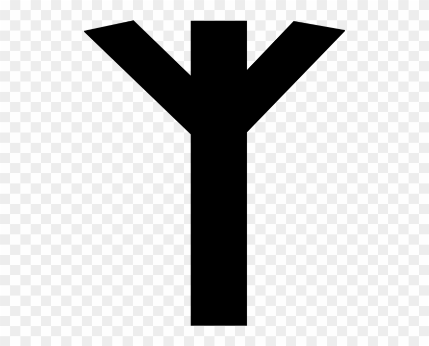 Free Vector Old Turkic Letter Ich Clip Art - Old Turkic Alphabet - Full ...