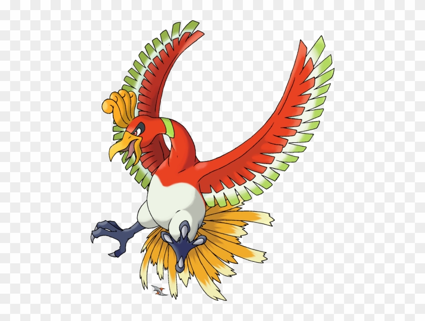 2 By Xous54 - Pokemon Legendaire Ho Oh - Full Size PNG Clipart Images ...