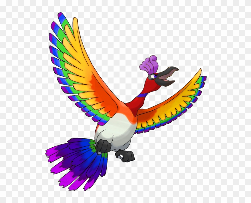 I Recolored Ho-oh To Actually Be A Rainbow Pokemon - Rainbow Ho Oh ...