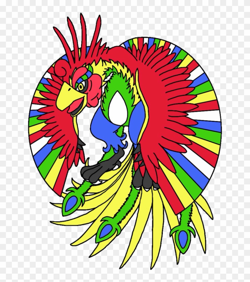 Mega Ho Oh Prime^ By Rsc Cooper Inc - Ho-oh - Full Size PNG Clipart ...