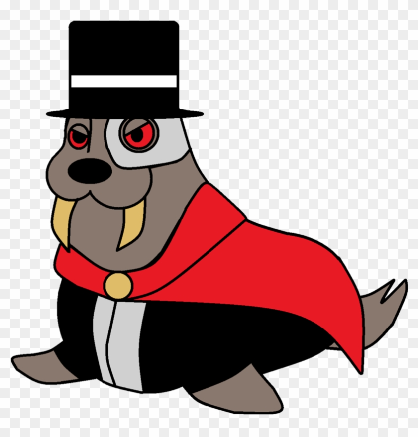 Phantom Of The Walrus For Shgurr's Oc Collab - Cartoon - Full Size PNG ...