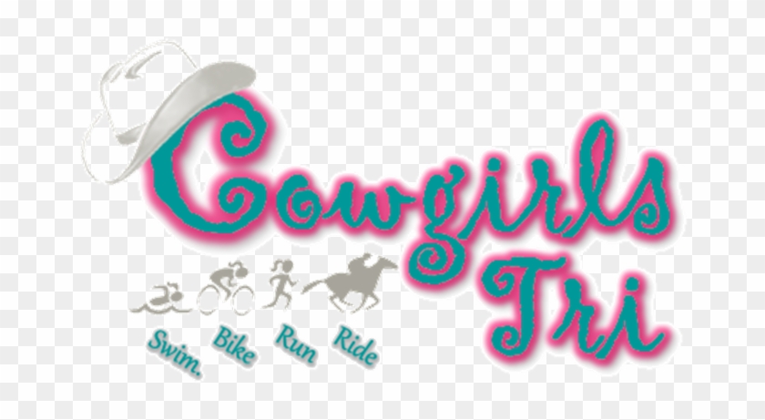 Cowgirls Tri - Tri Like A Girl Sticker - Full Size PNG Clipart Images ...