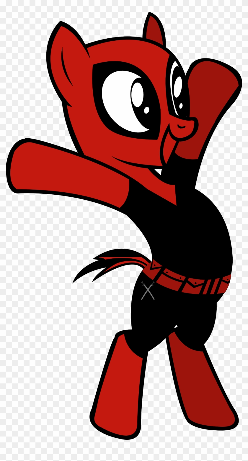 Pony By Ranger309 On Deviantart - Deadpool Pony Png - Full Size PNG ...