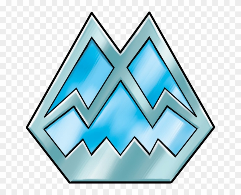 Icicle Badge - Pokemon Icicle Badge - Full Size PNG Clipart Images Download